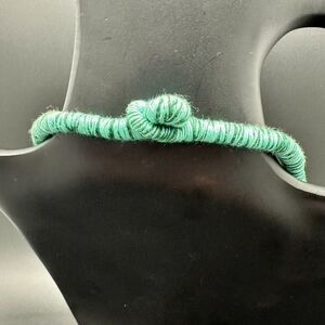 Hand Crafted | Jewelry | Bohemian Green Beaded Stone Chip Cluster Rope ...